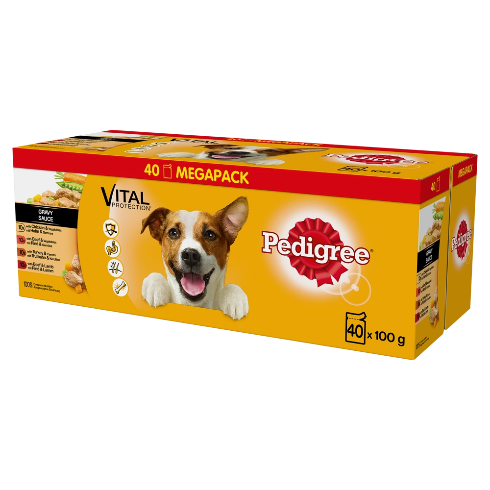 no pork Pedigree Wet Dog Food Adult Dog Sachet Mixed Flavours (Chicken ...